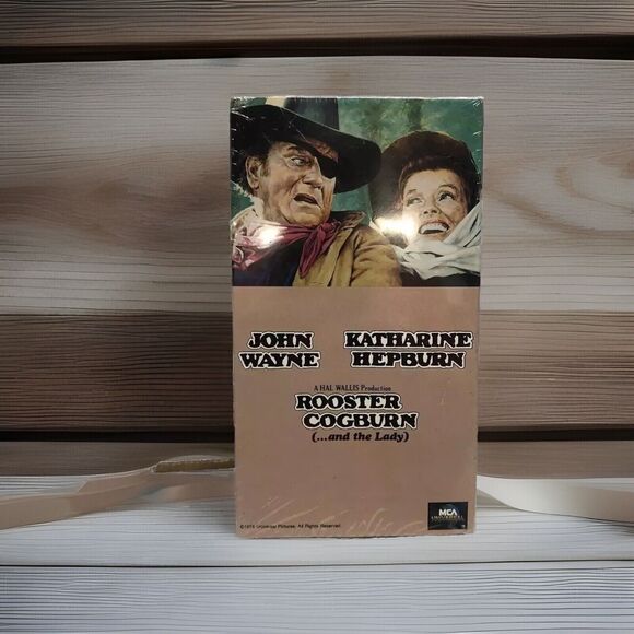 Media | Rooster Cogburn Vhs Movie John Wayne Katharine Hepburn Mca ...